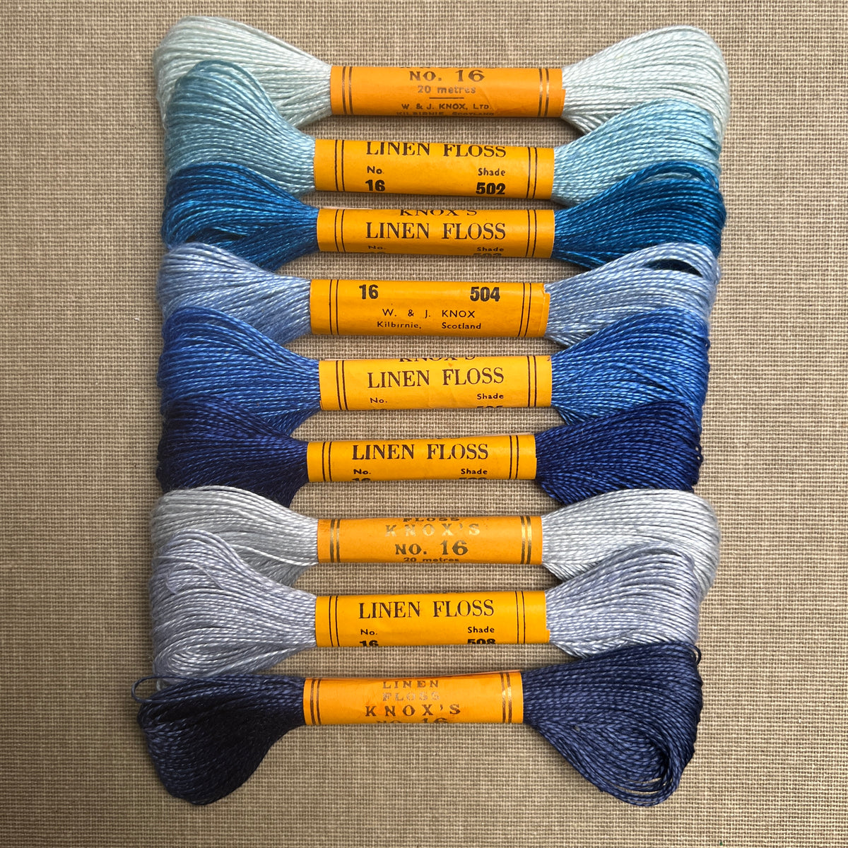 Indigo & Grey Blue Knox's of Kilbirnie – Studio Flax