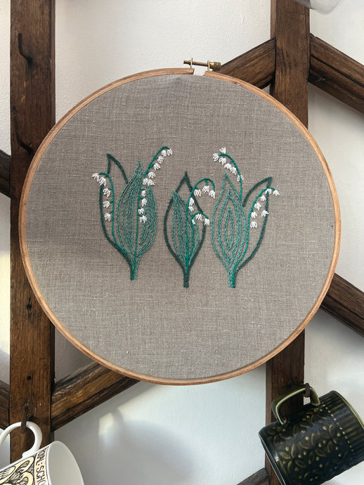 Studio Flax in Bristol, 60's linen embroidery threads and patterns